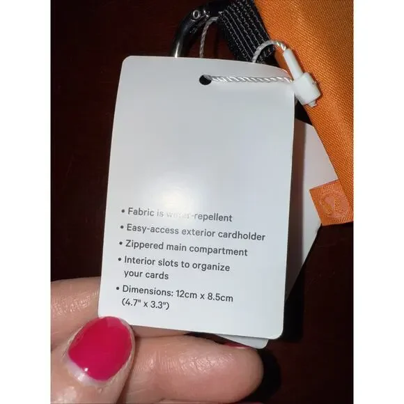 lululemon athletica | Bags | New With Tags Lululemon Clippable Card ...